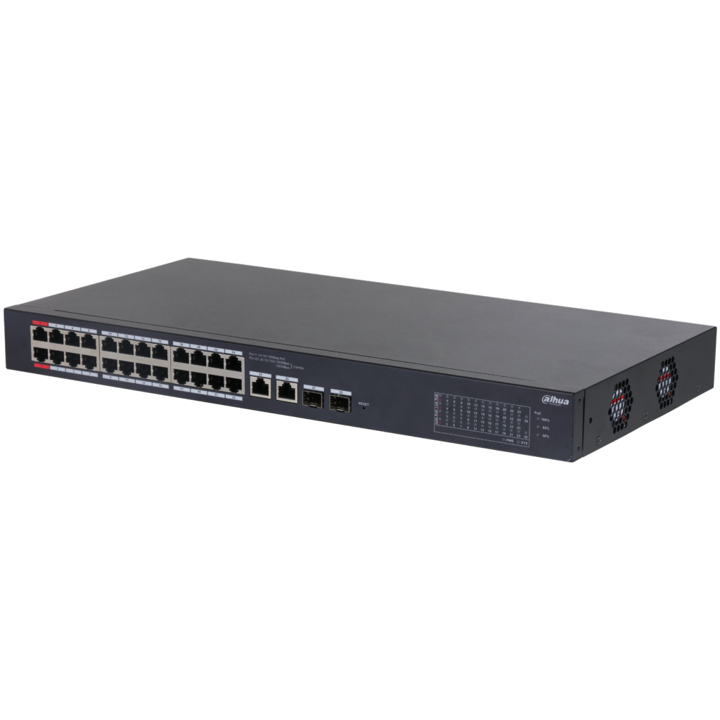 DAHUA Cloud Managed Desktop Switch 24PoE 2Uplink (DH-CS4226-24ET-375)
